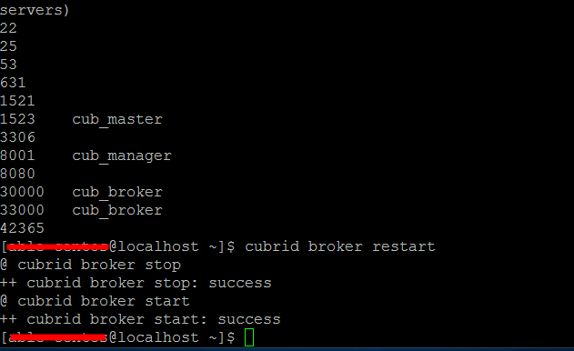 CUBRID | Q&A - windows에서 linux(centOs) cubrid로 접속에러